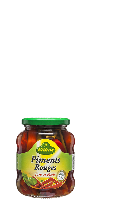 Piments Rouges - 165g | Kühne - Plutôt deux fois Kühne!
